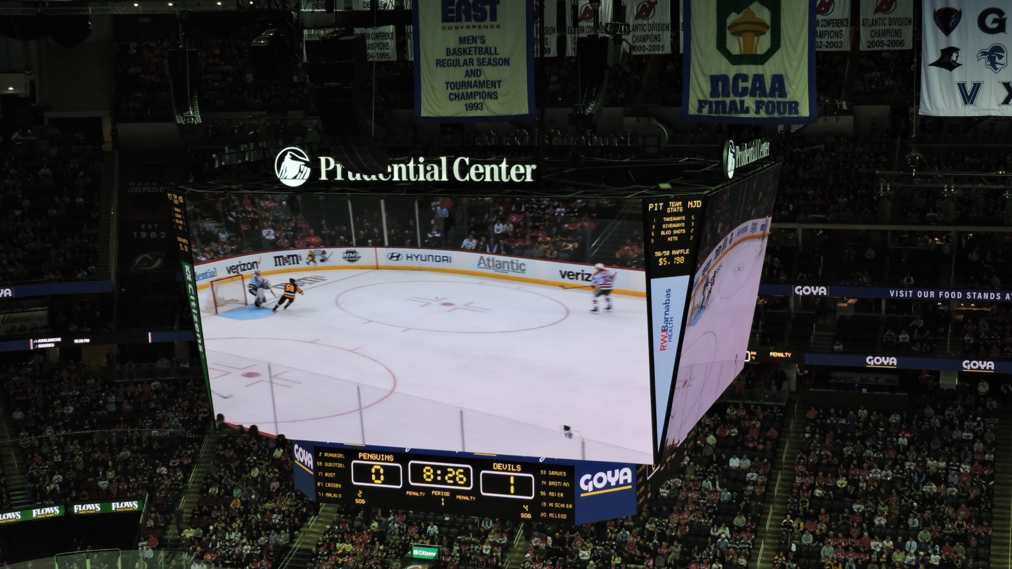 Prudential Center – Stadium and Arena Visits