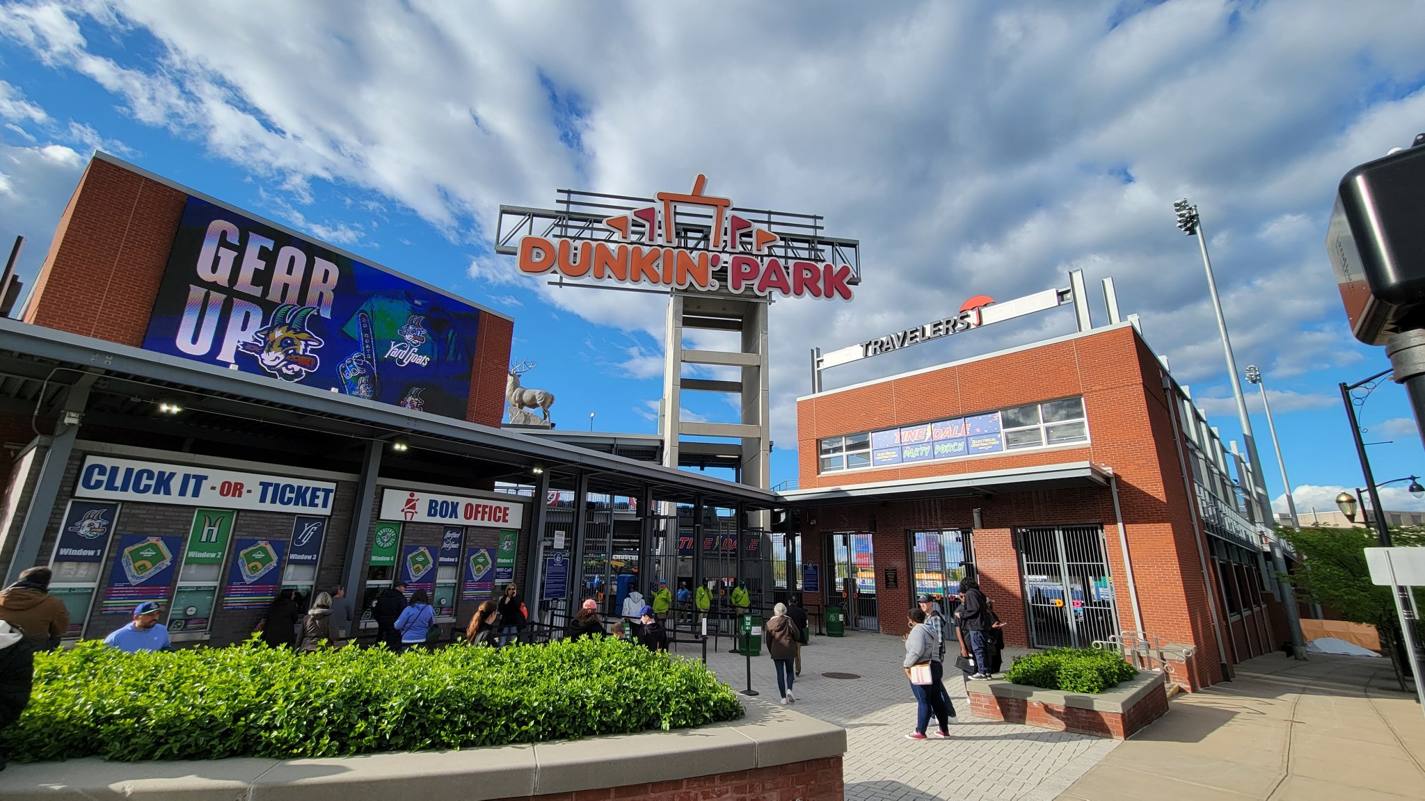 Dunkin’ Park – Stadium and Arena Visits