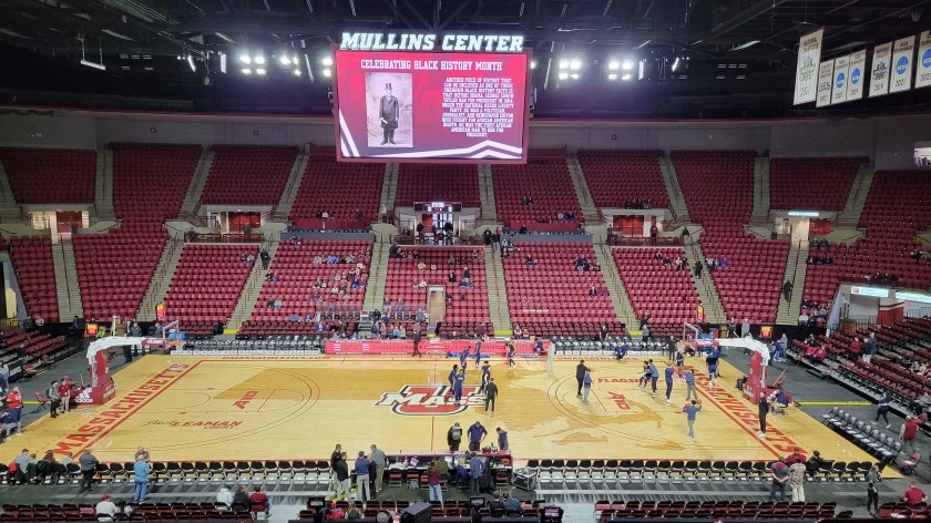 Mullins Center – Stadium and Arena Visits